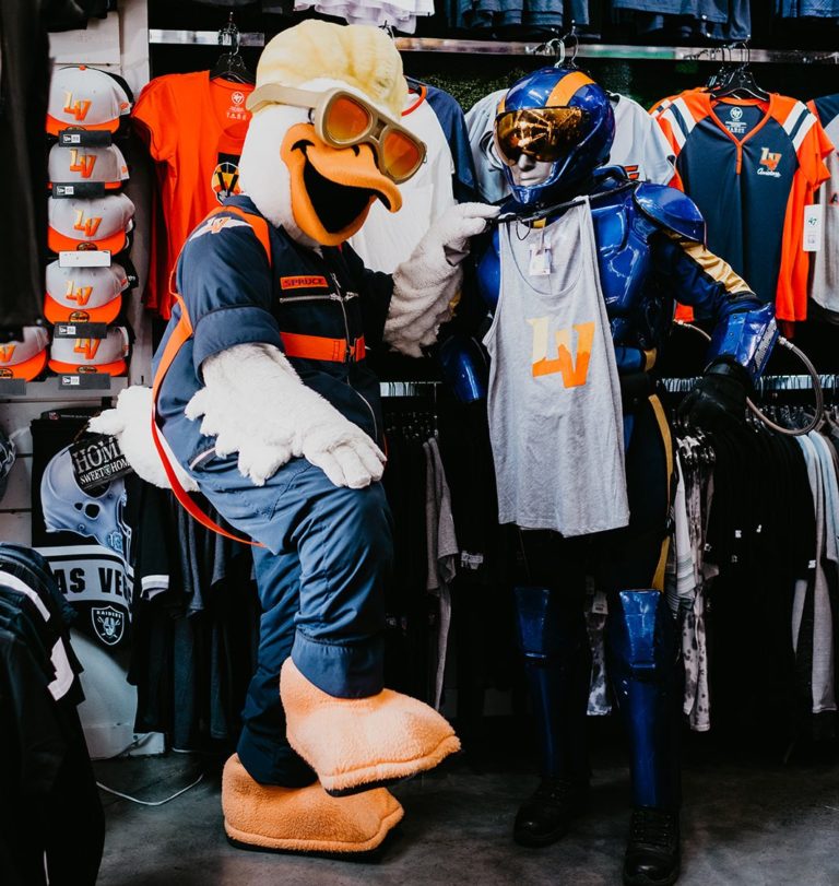 Las Vegas Ballpark Mascots & BFF’s, Aviator & Spruce The Goose, Spent ...